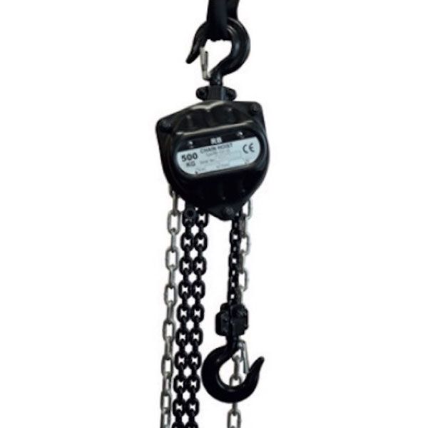 Handtakel zwart 15 meter